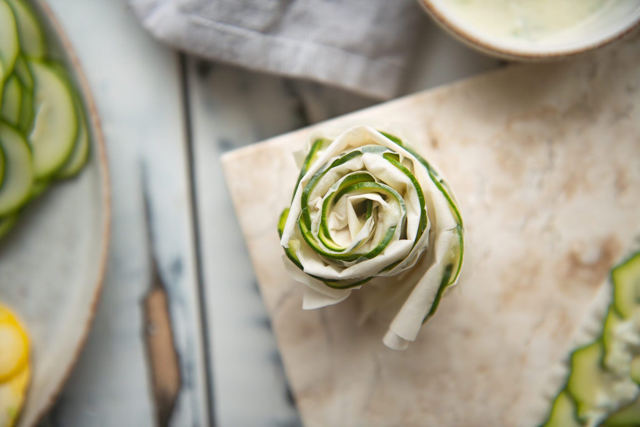 Zucchini Filo Flowers Delights – Show-Stopping Appetizer - Lost in ...