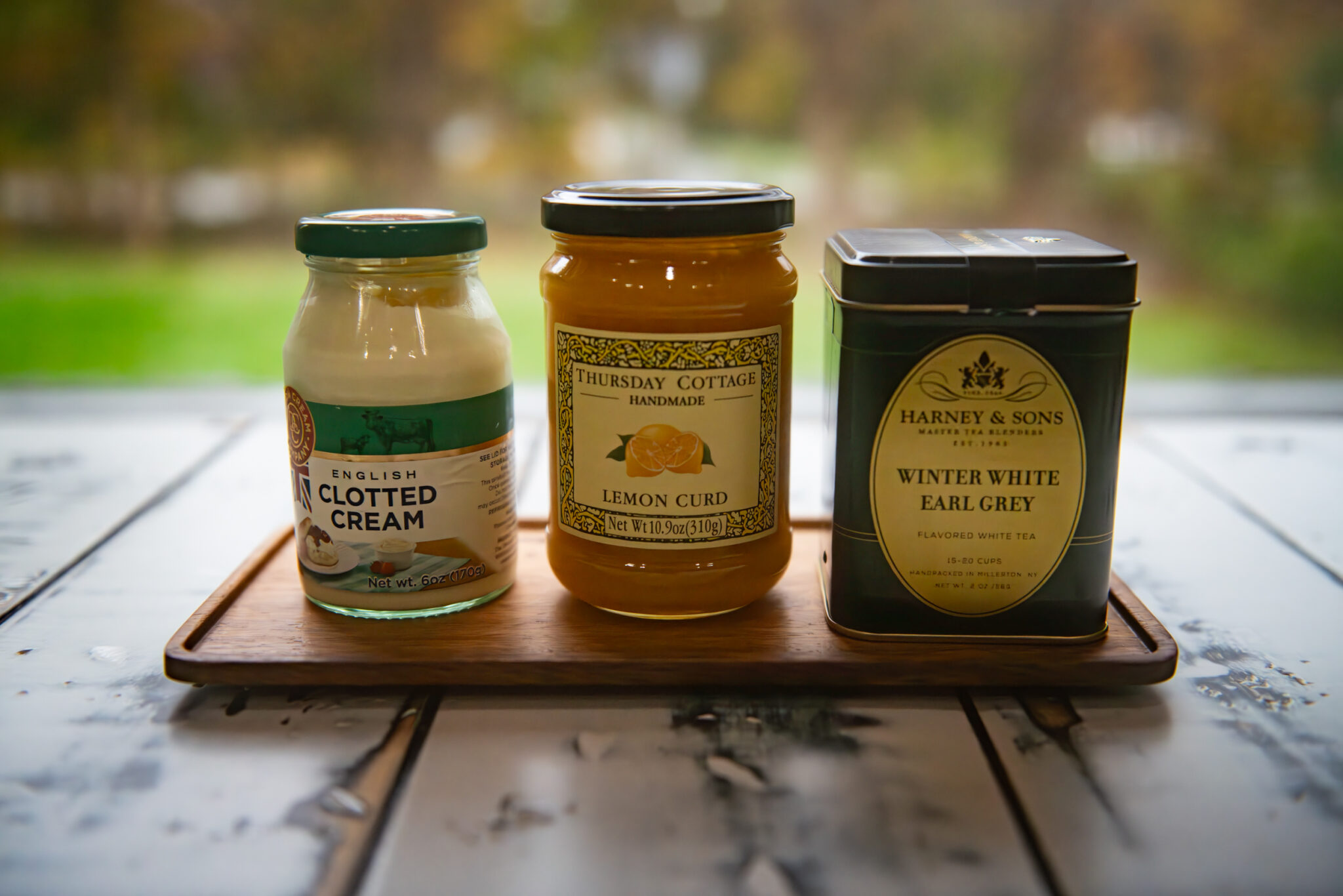 Texas Toast with Clotted Cream and Lemon Curd paired with Earl Grey ...