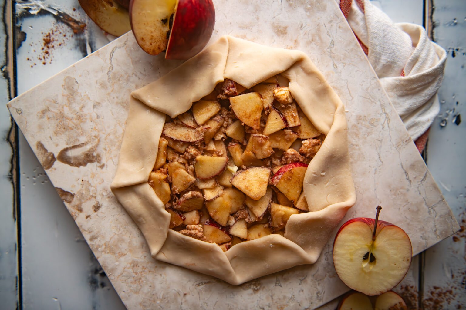 Yummy Open-Faced Apple Pie Recipe for the Fall Season - Lost in Musings ...